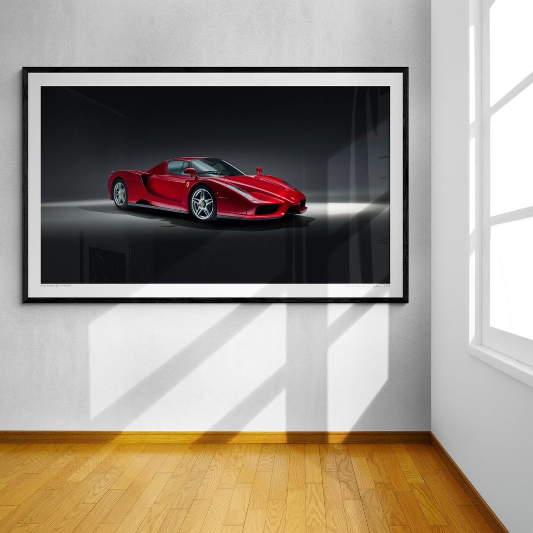 Ferrari Wall Art Prints | Hand-Signed & Framed | Limited100