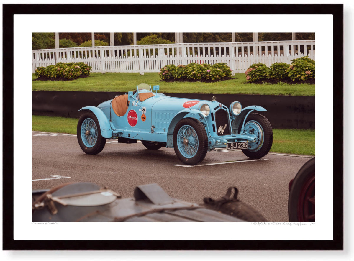 1933 Alfa Romeo 8C 2300 Monza by Niall Julian | Limited Edition Print ...