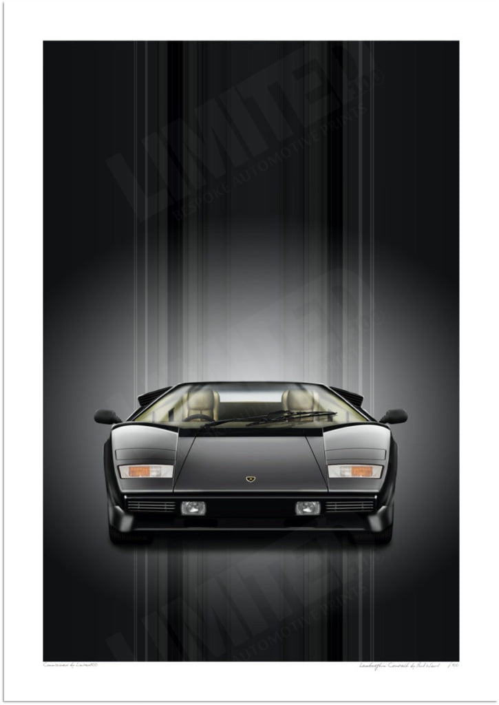 Lamborghini Countach Poster Lamborghini Countach 6 Foot Poster Etsy