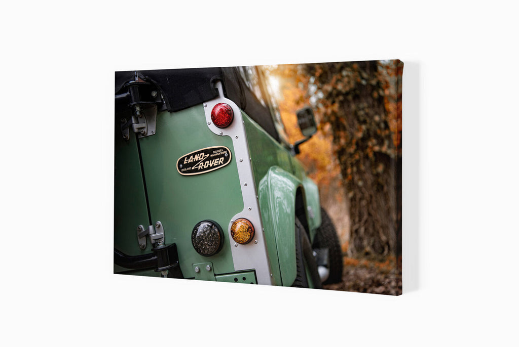 Land Rover Defender 90 detail Framed Wall Art | Limited100